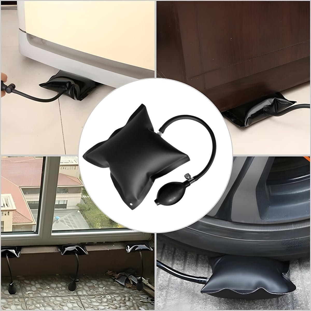 Air Bag Car Air Pump Wedge Inflatable Hand Pump Car Door Window Shim ...