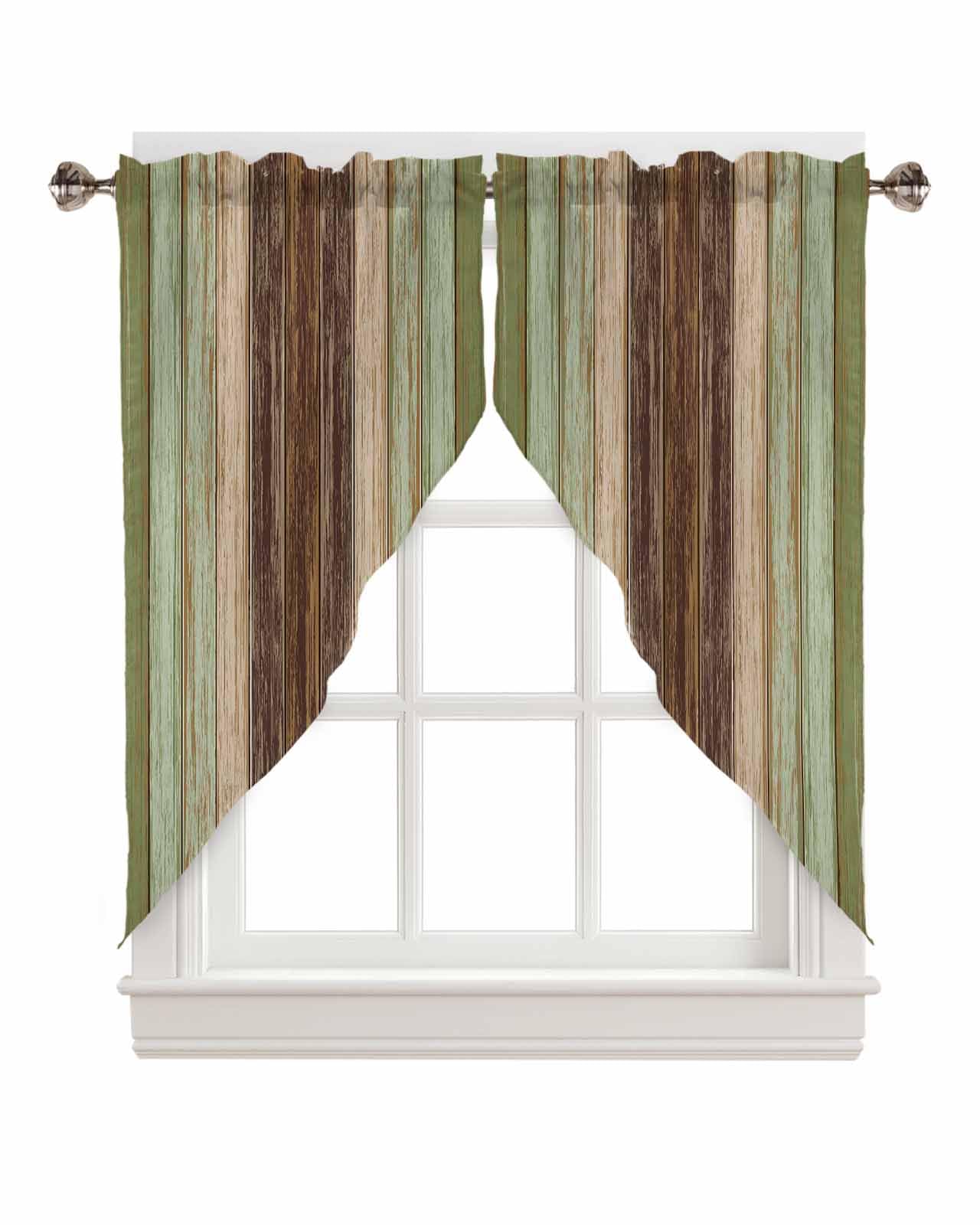 Amazon.com: Lsrtoss Farmhouse Sage Green Brown Swag Valances for ...