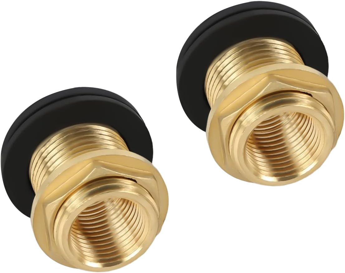 Amazon.com: DOONARCES 2Pcs 1/2" Female NPT 3/4" Male GHT Soild Brass ...