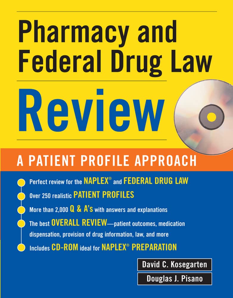 Pharmacy & Federal Drug Law Review: A Patient Profile Approach ...