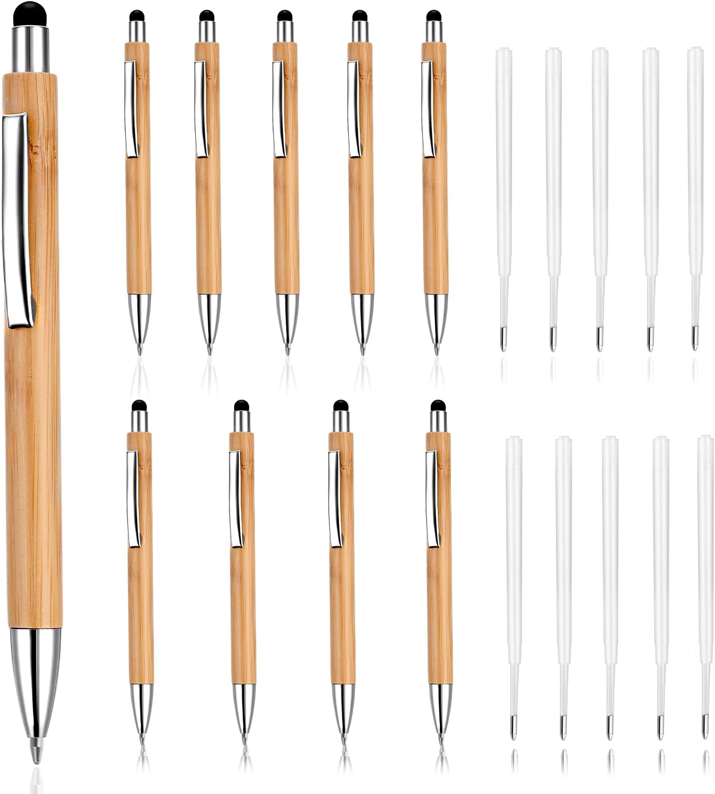 Amazon.com : TIESOME Retractable Ballpoint Pen with Stylus Tip, 10 ...