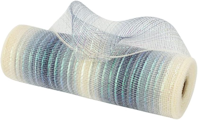 Amazon.com: Ribbli Beige Mesh Ribbon,10 inch x 30 feet(10Yard), Use for ...