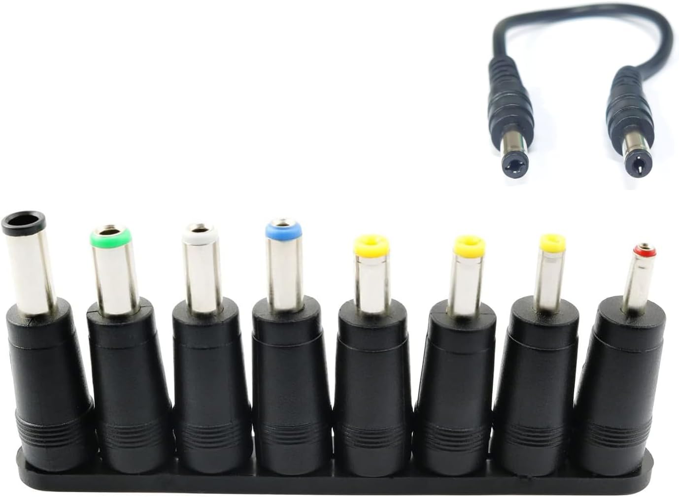 8 in 1 Universal DC Netzteil Adapter, 5.5x2.1 mm KUOQIY Buchse auf ...