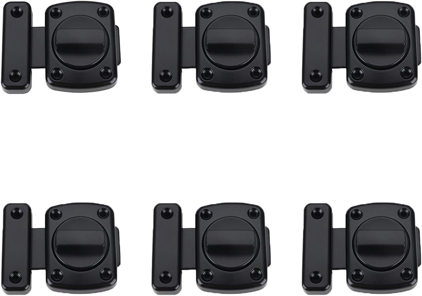 Amazon.com: Button Latch Lock,Cupboard Cam Lock, 6 Pcs,Keyless Knob ...