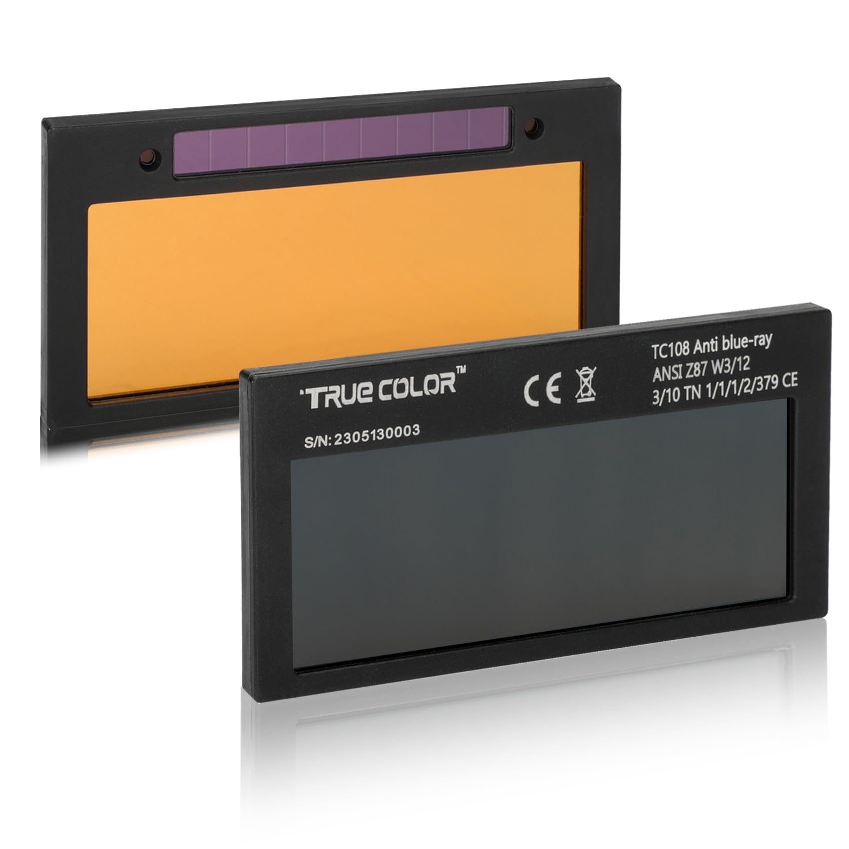 2x4 1/4 Gold Welding Lens,Gold Auto-Darkening HD Welding Lens ...