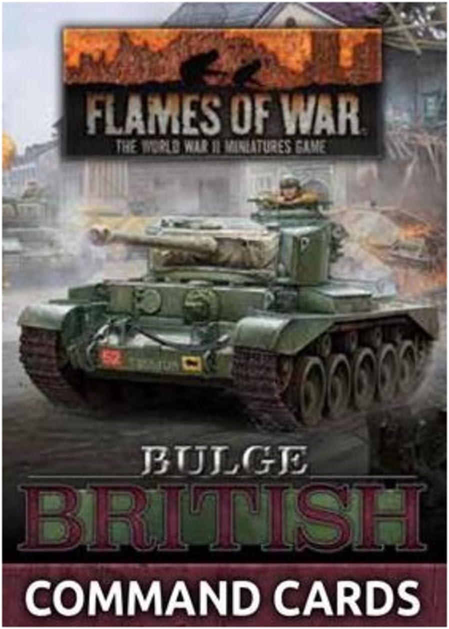 Amazon.com: Flames of War: British British Command Cards (FW272C ...