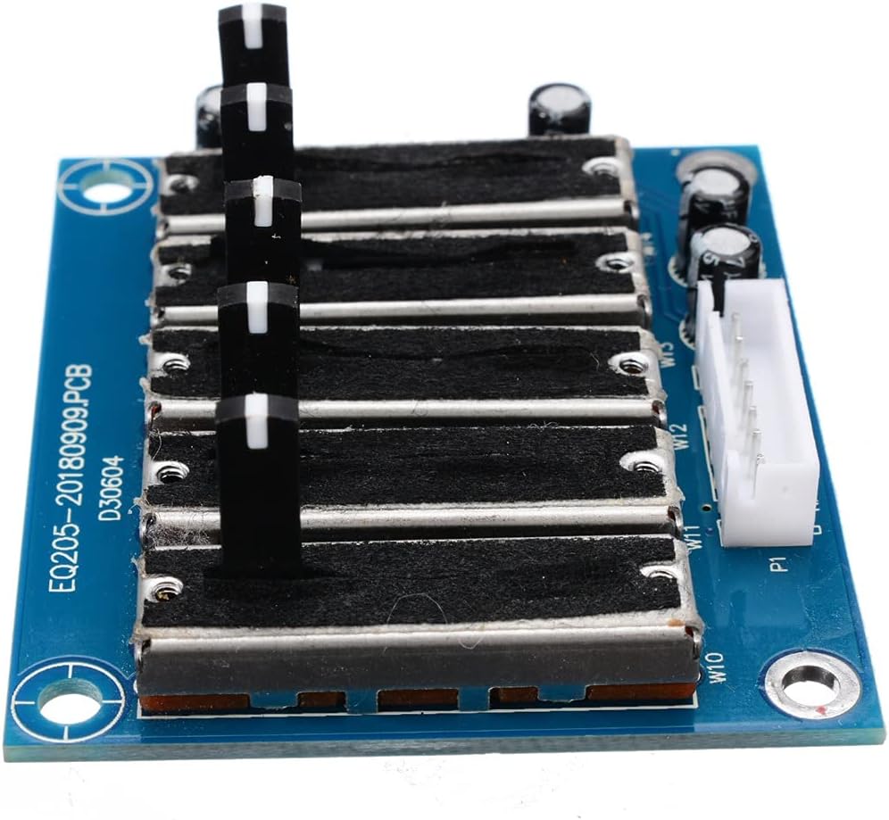 KDBYT Stereo 5-Band Equalizer Eq Board Adjustable 5-Segment Audio Tone ...