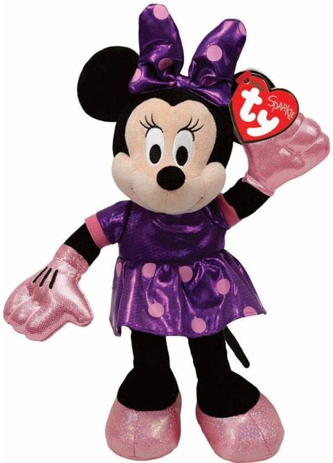 Roxa Minnie Pequeno Beanie Babies - DTC 3718 | Amazon.com.br