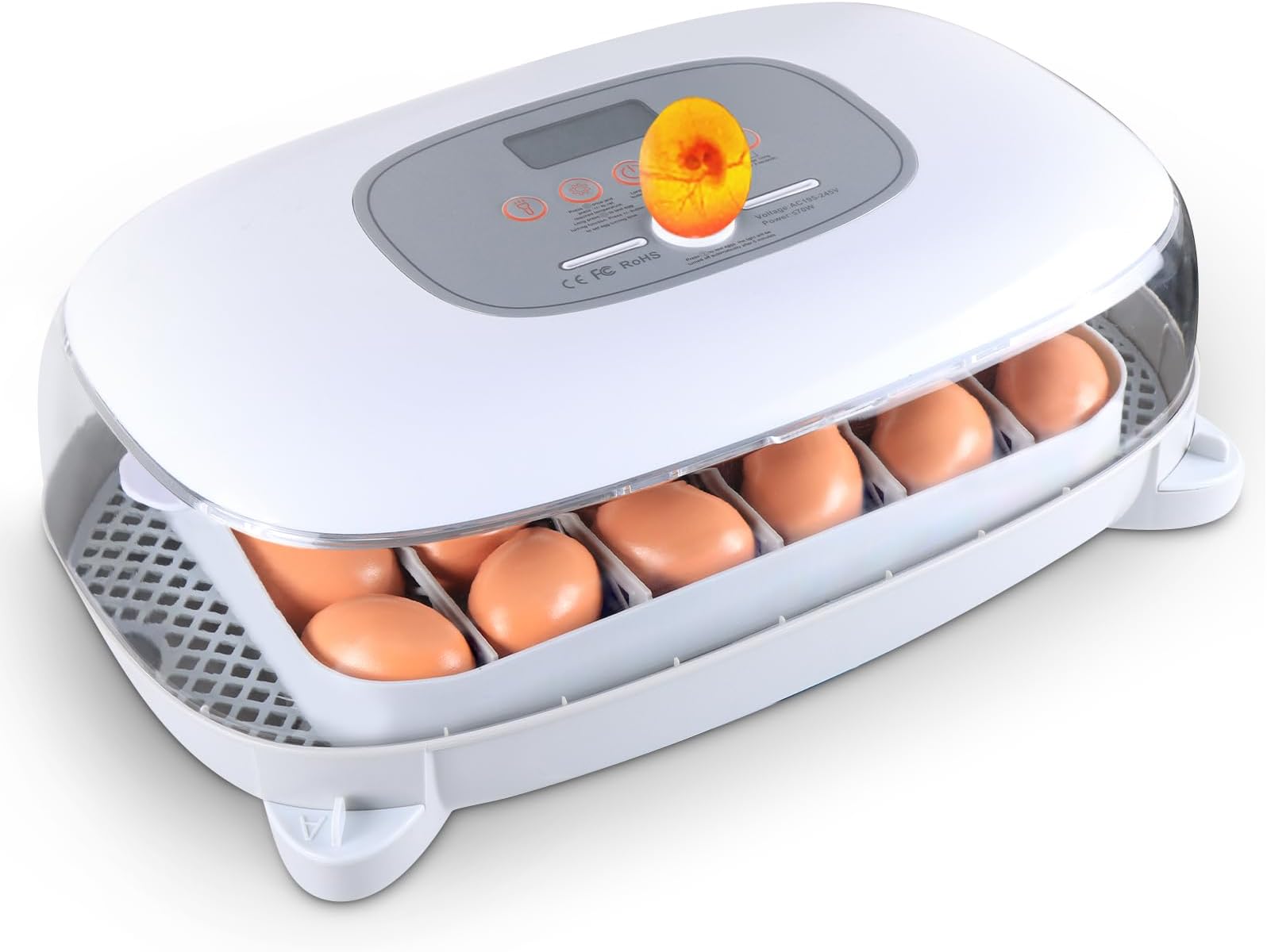 Amazon.com: Incubator for Hatching Eggs, 24-50 Eggs Automatic Poultry Hatcher Machine with ...