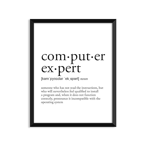 Amazon.com: Computer Expert definition - Unframed art print poster or ...