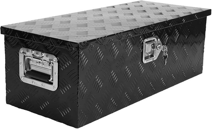 Amazon.com: CHOWTY Aluminum Metal Truck Tool Box - Heavy Duty Trailer ...