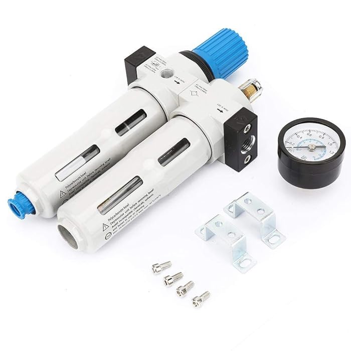 Buy FRC-1/4-MINI G1/4" Compressed Air Filter Regulator, Air Compressor ...