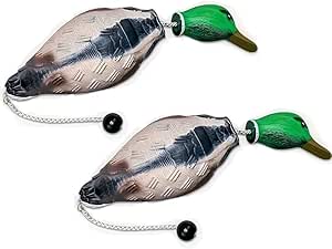 Pet Supplies : Attikee 2 PCS Realistic Duck Training Dummy for Hunting ...