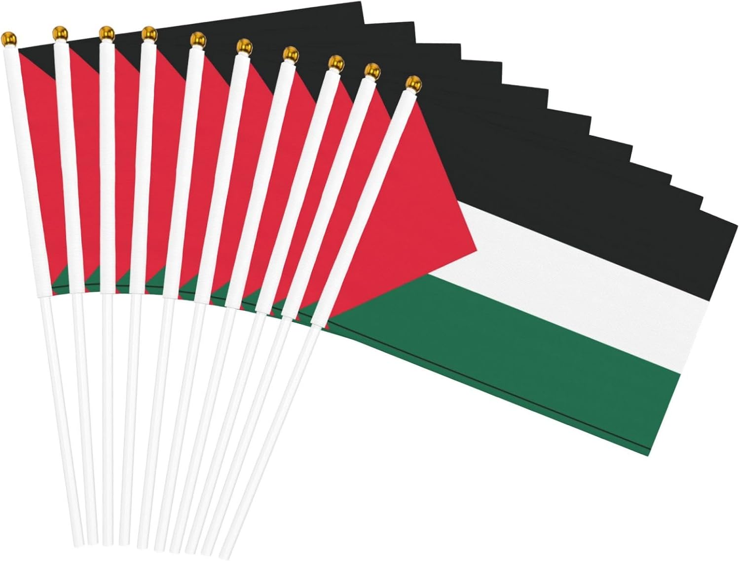 Amazon.com : 10 Pack Handheld Flag Palestine Flag Flags For Parades ...