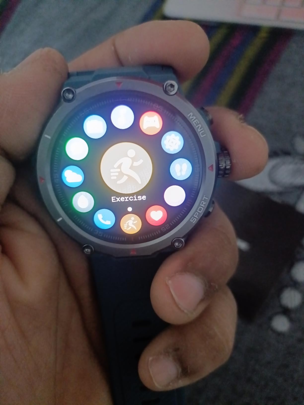 DVTECH® NoiseFit Force Smartwatch Protective Ultra Clear Unbreakable ...