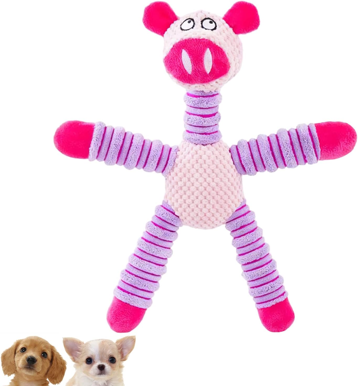 Amazon | FOily TOily 犬 おもちゃ 噛む 玩具 頑丈 犬用 ぬいぐるみ 音が鳴る 歯磨き 引っ張り 小型中型犬 プレゼント ...