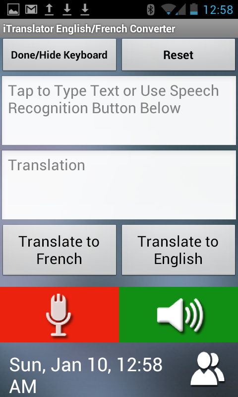 iTranslator English/French Converter:Amazon.com:Appstore for Android