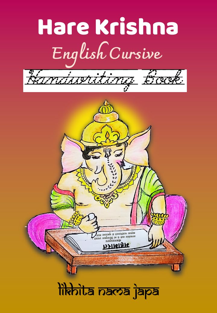 Buy Hare Krishna English Cursive HandWriting Book Book Online at Low ...