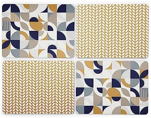 Cooksmart Pack of 4 Table Place Mats | Place Mats For Table With ...