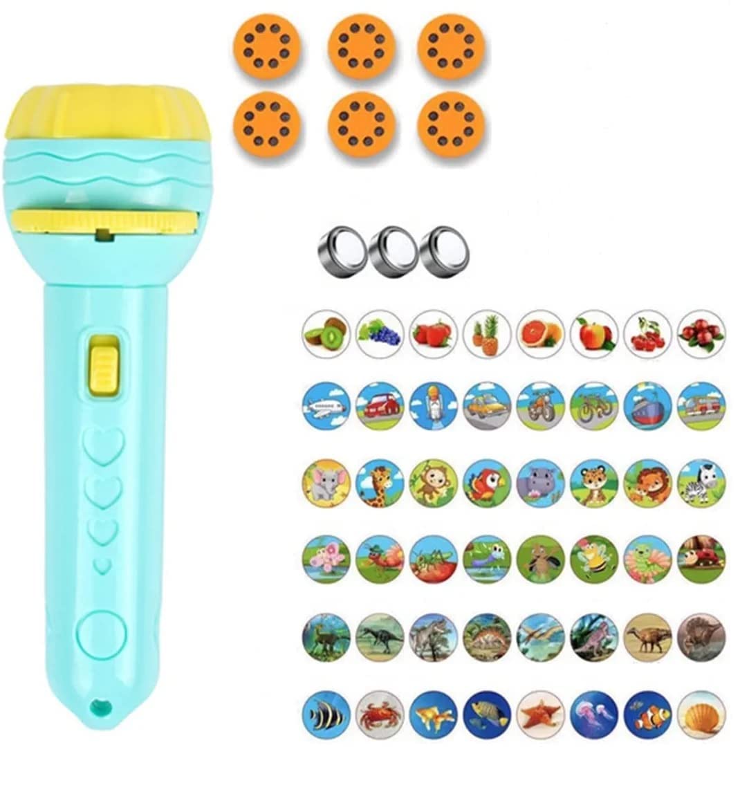 thriftkart Mini 6 Slides 48 Pattern Projector Flashlight Torch ...