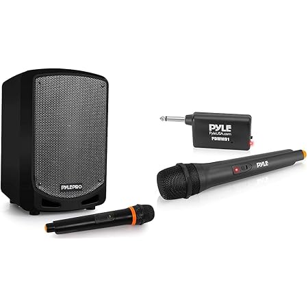 Amazon.com: Pyle Portable Bluetooth PA Speaker System - Indoor Outdoor ...