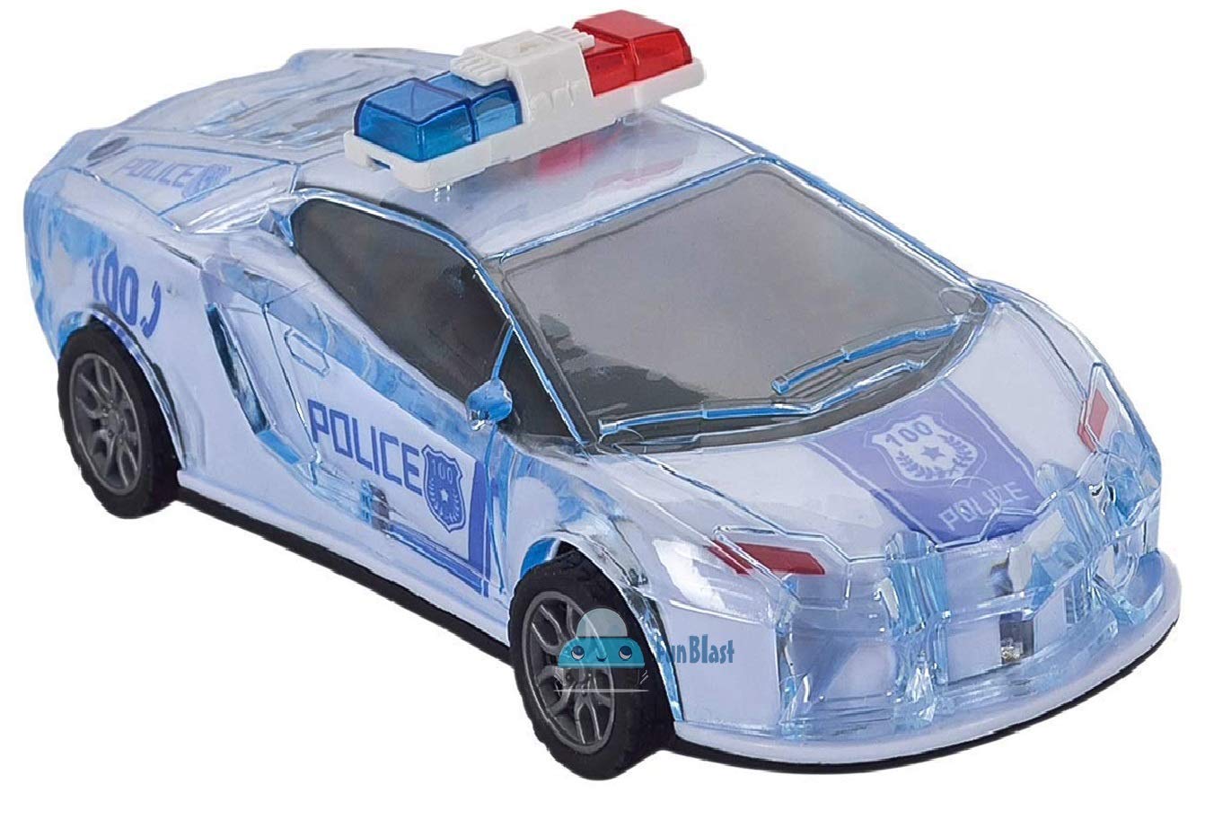 Buy Plastic Police Car, Pack of 1, Multicolour Online at Low Prices in ...