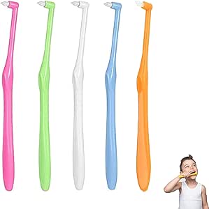 5 PCS Toothbrushes Single Tufted Toothbrushe Interdental Toothbrushes ...