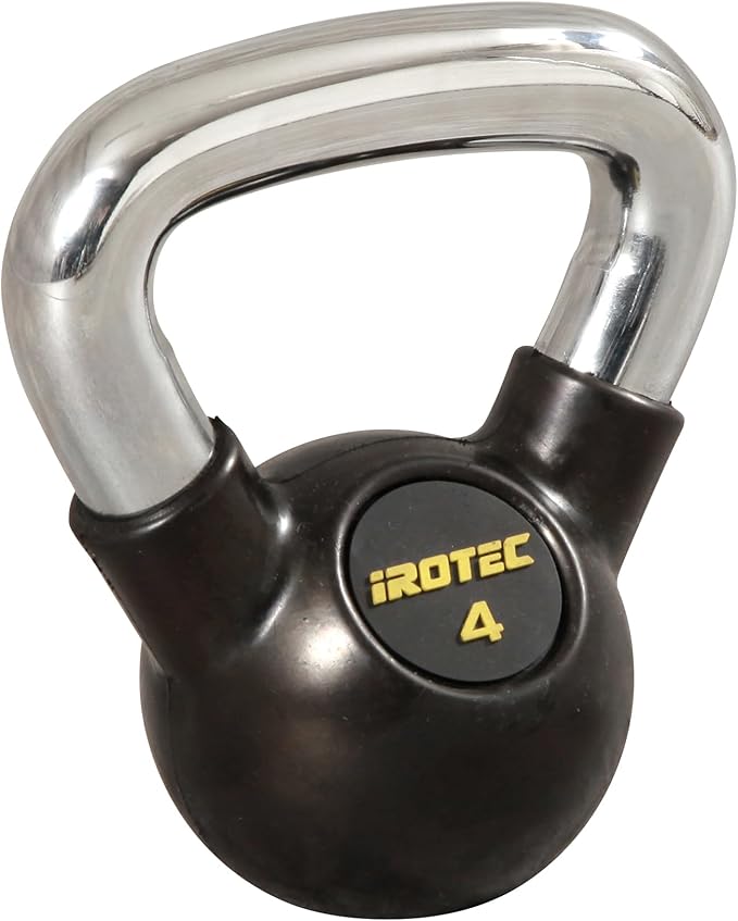 Amazon | IROTEC（アイロテック）ラバーケトルベル4KG/ ケトルベル 鉄アレー 筋トレ 体幹トレーニング | iROTEC | ケトルベル