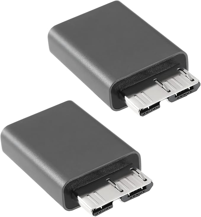 Amazon.com: ECSiNG 2PCS USB C to Micro B Adapter Type-C Female to USB 3 ...