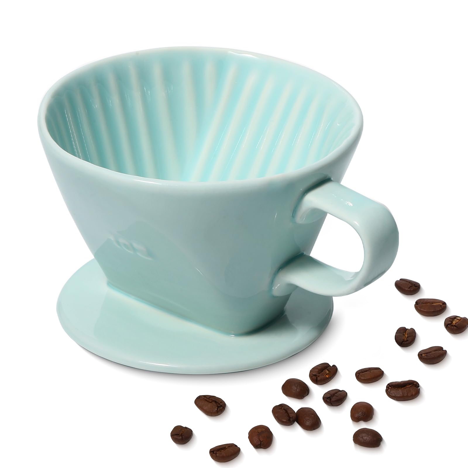 Amazon.com: LHUKSGF Pour Over Ceramic - Coffee Dripper Ceramic Coffee ...