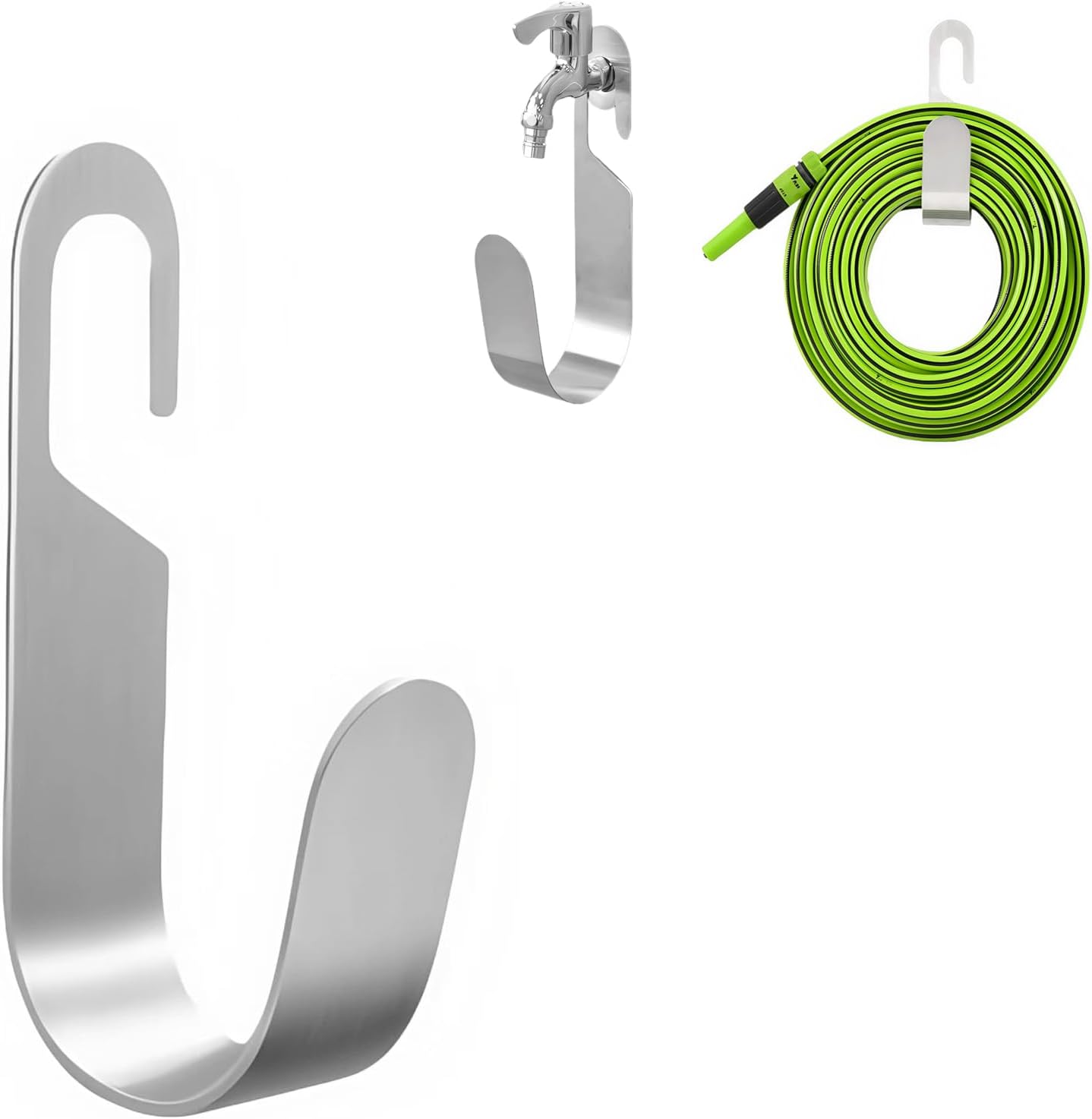 Amazon.com : Ywbtflul Garden Hose Holder, Heavy Duty Stainless Steel ...