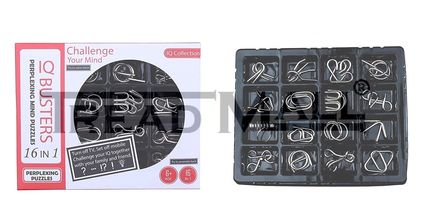 Buy Tread Mall Mind Development 16 in 1 Mind Assembly and Brain Teaser ...