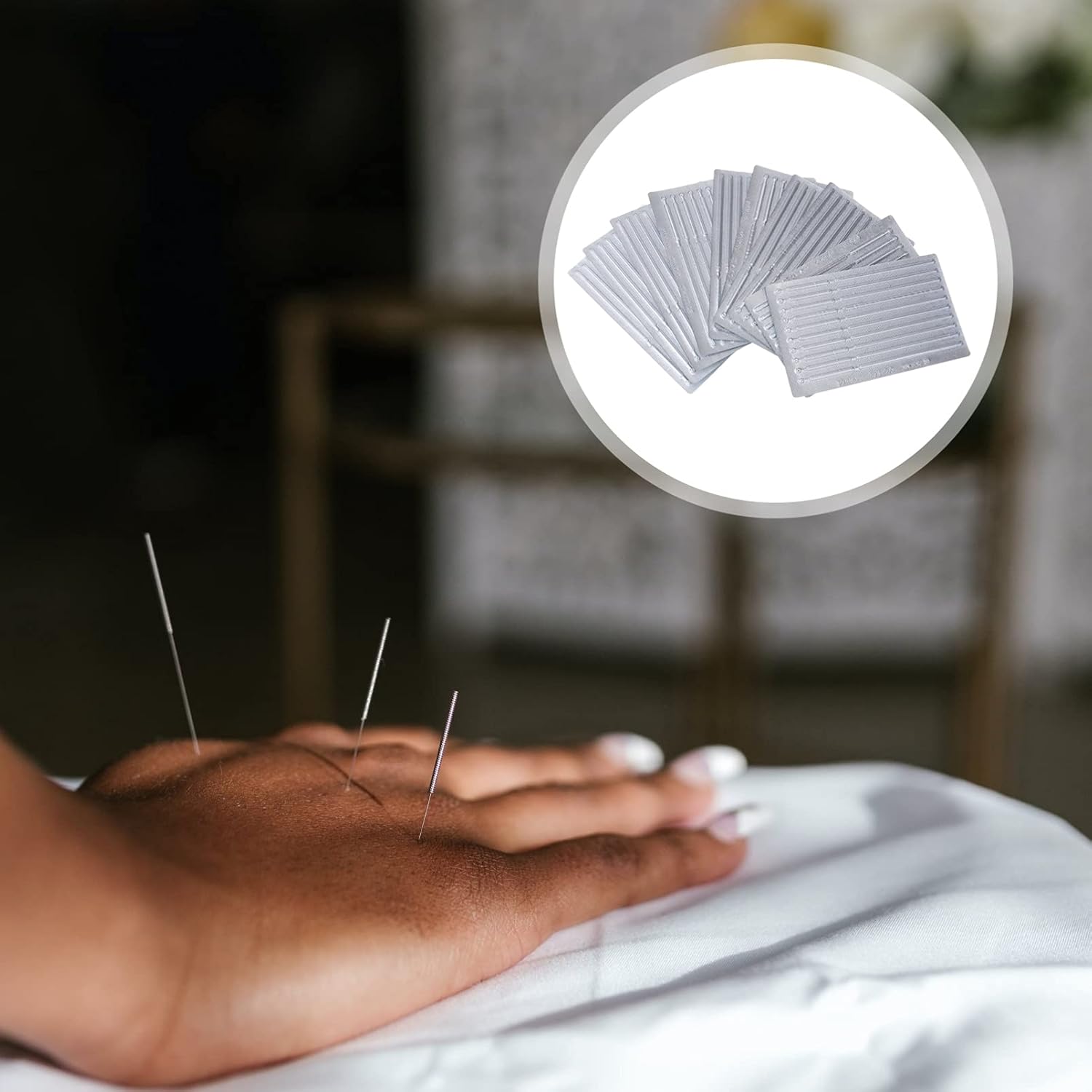 Artibetter 100PCS Acupuncture Pins Disposable Sterile Massage Pins for ...