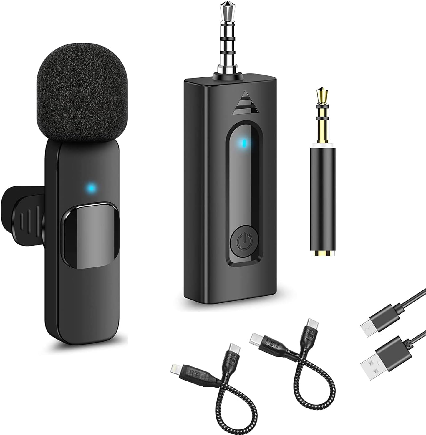 Amazon.com: Professional Wireless Lavalier Microphone for Camera ...