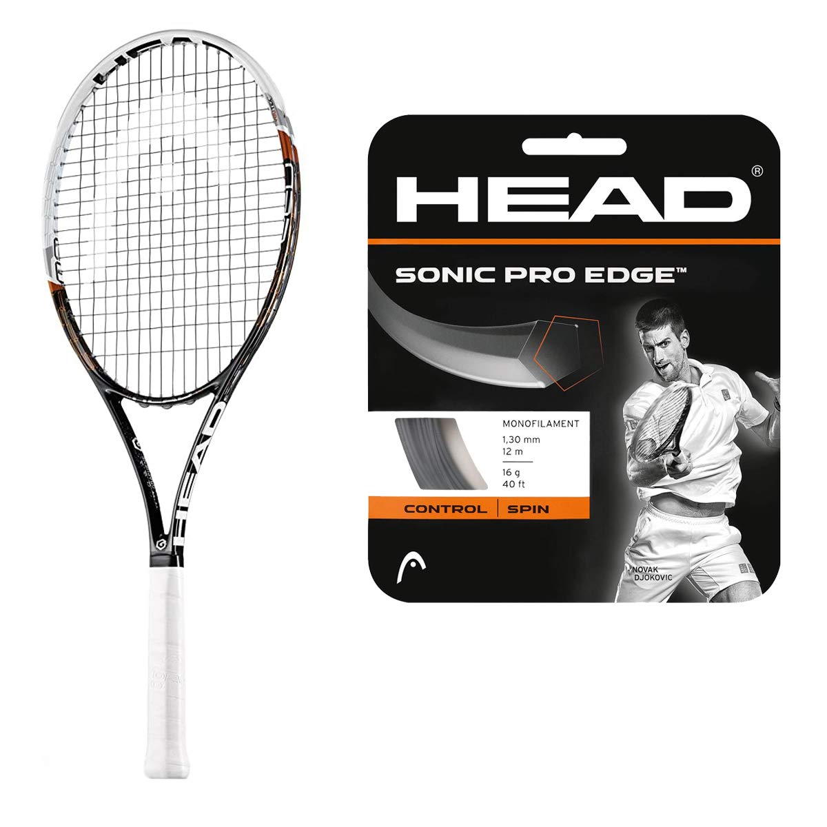Buy HEAD YOUTEK Graphene Speed MP Tennis Racket with HEAD Sonic PRO ...