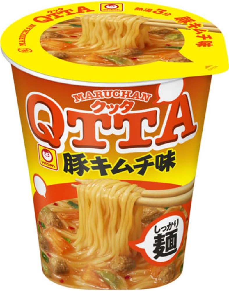 Amazon.co.jp: 東洋水産 マルちゃん QTTA 豚キムチ味 76g×12個 名倉商事 : 食品・飲料・お酒