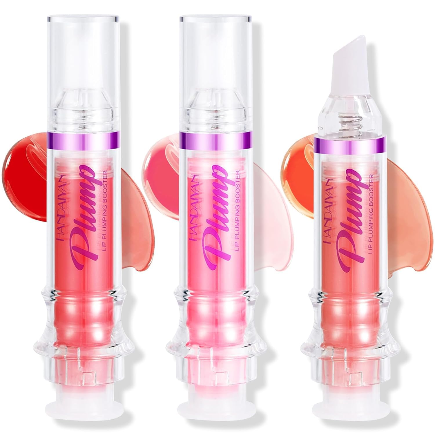 Amazon.com : 3 Colors Lip Plumping Booster, Spicy Lip Plumper Gloss Lip ...
