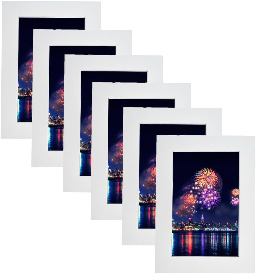 Amazon.com - MDF Wood Picture Frames 4x6 Display with PVC Lens, Easel ...