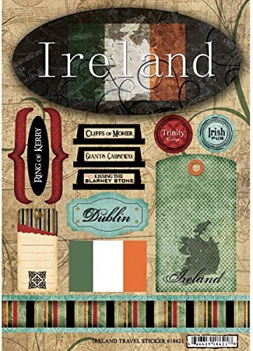 Amazon.com: Scrapbook Customs - World Collection - Ireland - Cardstock ...