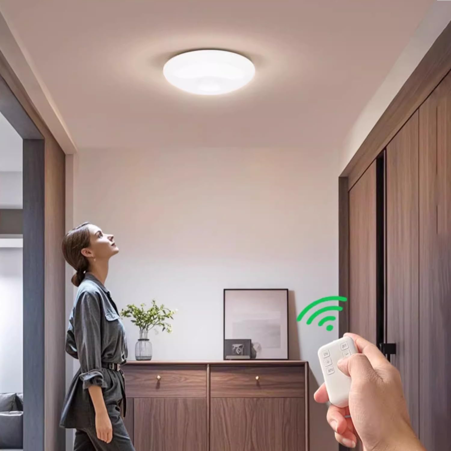 Cordless Wireless Ceiling Wall Led Light With Remote Dream Lighting