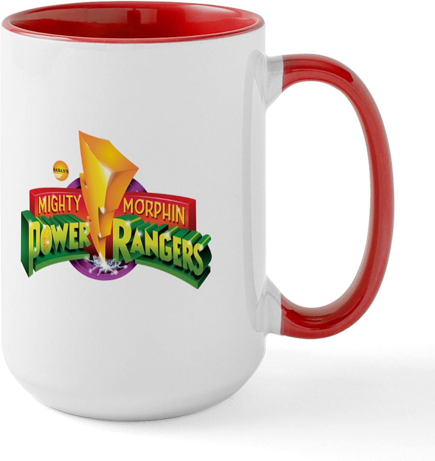 Amazon.com: CafePress Classic Power Rangers Log 15 oz (444 ml) Ceramic ...