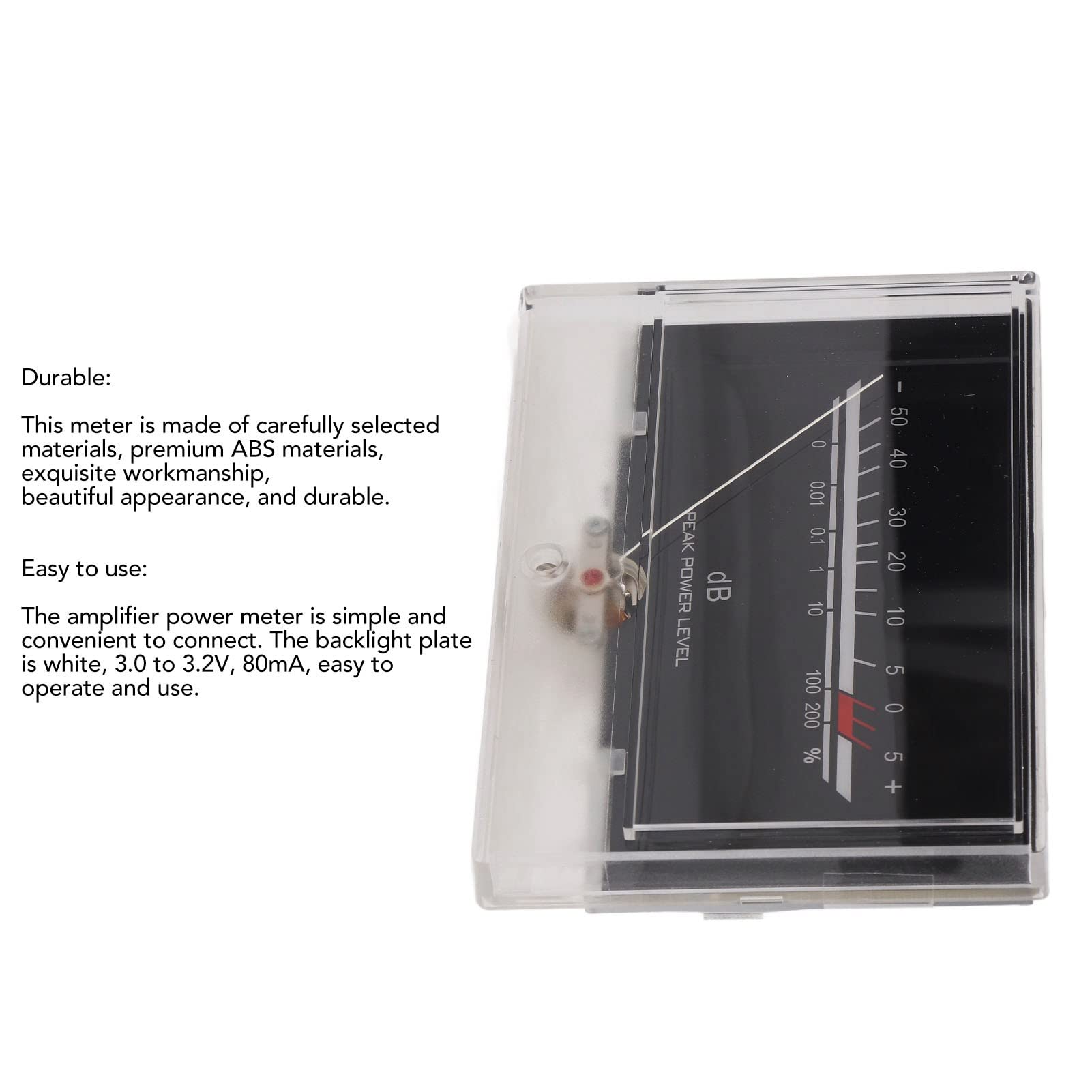 Sound Level Indicator Accurate VU Meter With White Light - Audio Level ...