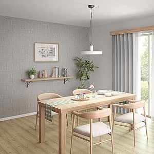 Amazon | 壁紙屋本舗 壁紙 生のり付き クロス 織物調 灰色 グレー 無地 サンゲツ RE55157 幅92cm×15m 替刃付き 【受注生産品・キャンセル不可】 | 壁紙