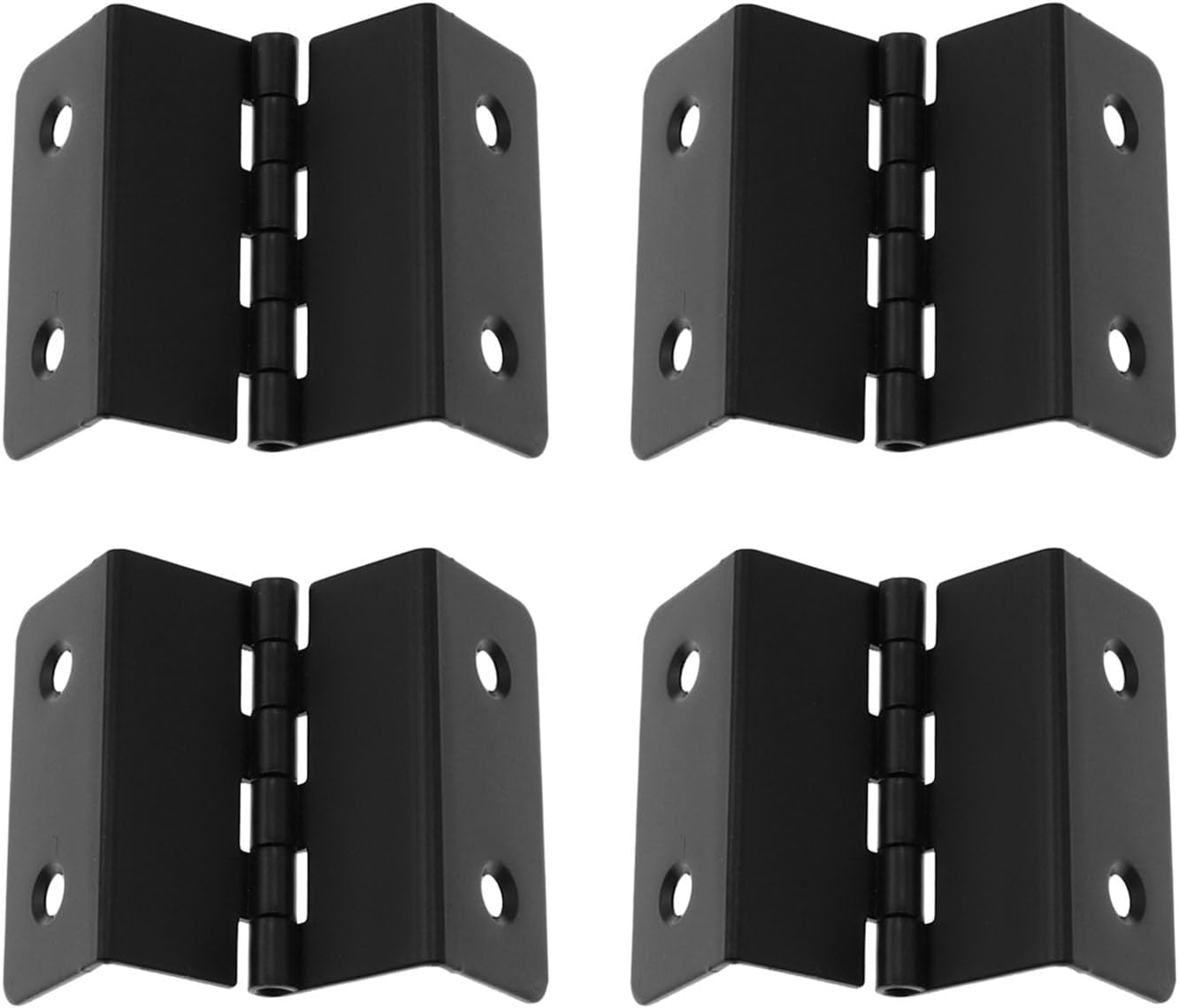 Maxmoral 4PCS Swing Adjustable Offset Door Hinges Metal Hardware Black ...
