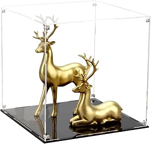 Amazon.com: Kcgani 12 Inch Clear Acrylic Case for Display, Cube Clear ...