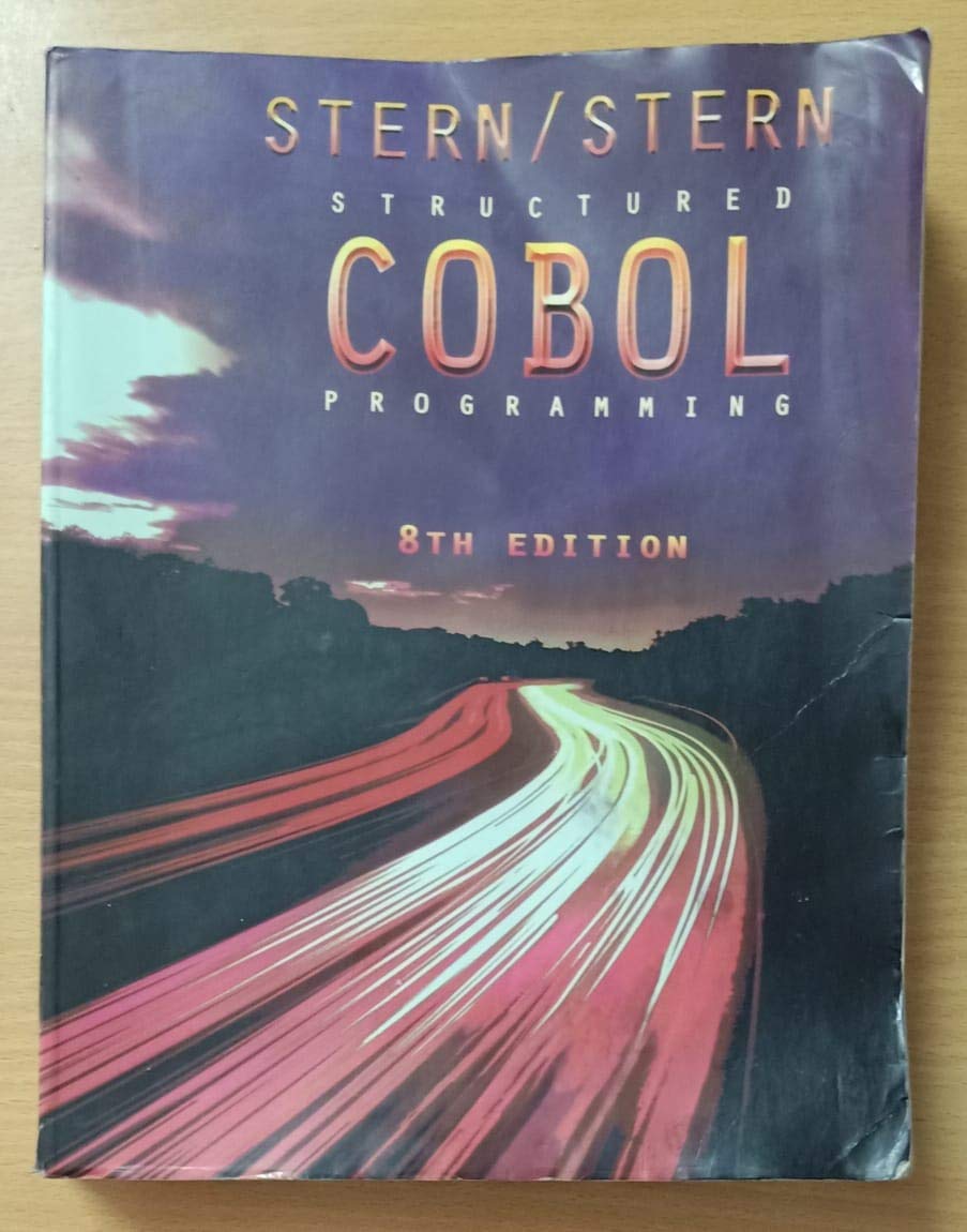 Structured Cobol Programming ; 8/E : Stern N: Amazon.in: Books