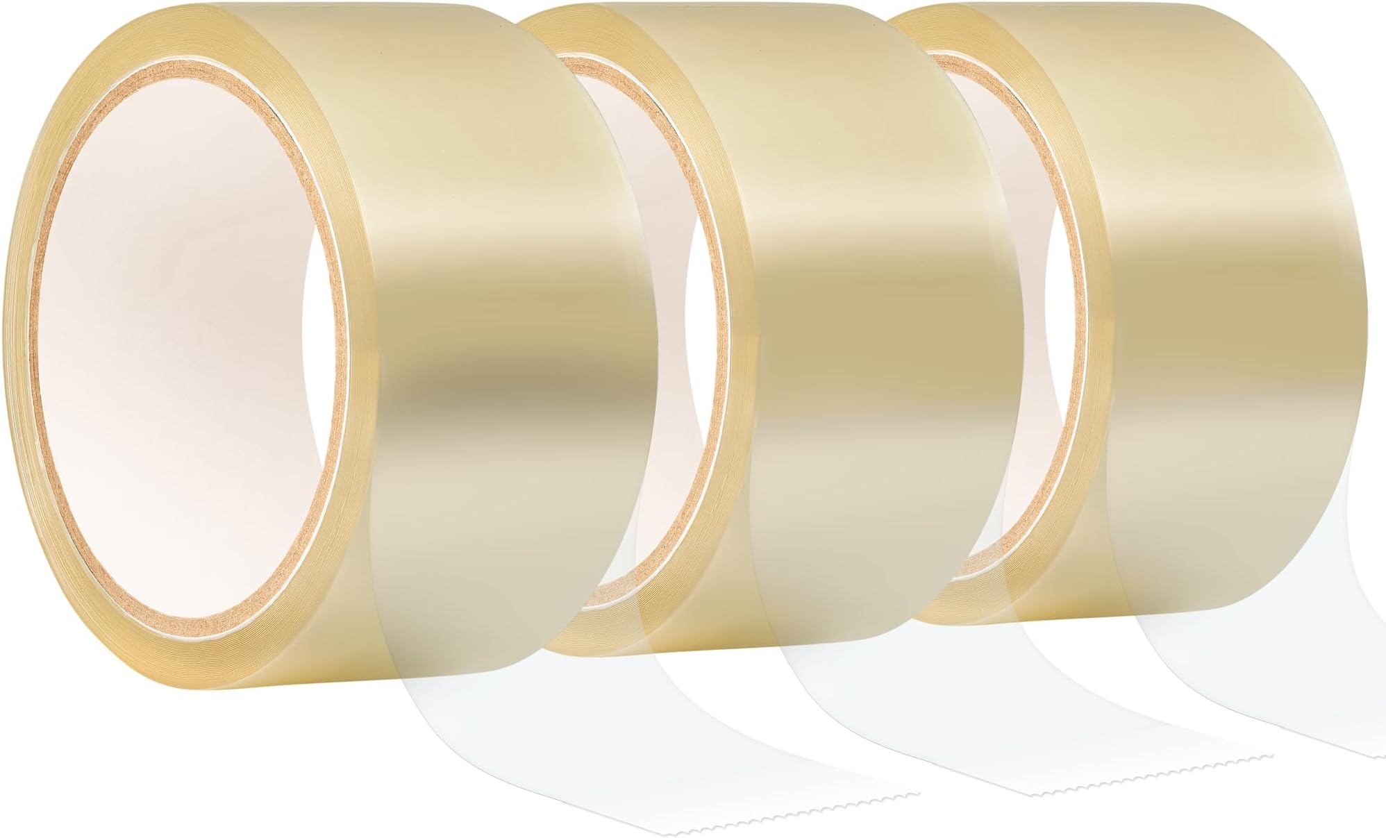 Amazon.com : TAPEWELL Shipping Tape Rolls - Clear Packing Tape 1.88 ...