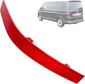 Twowinds - Reflective Bumper 7E0945105D Compatible with VW Transporter ...