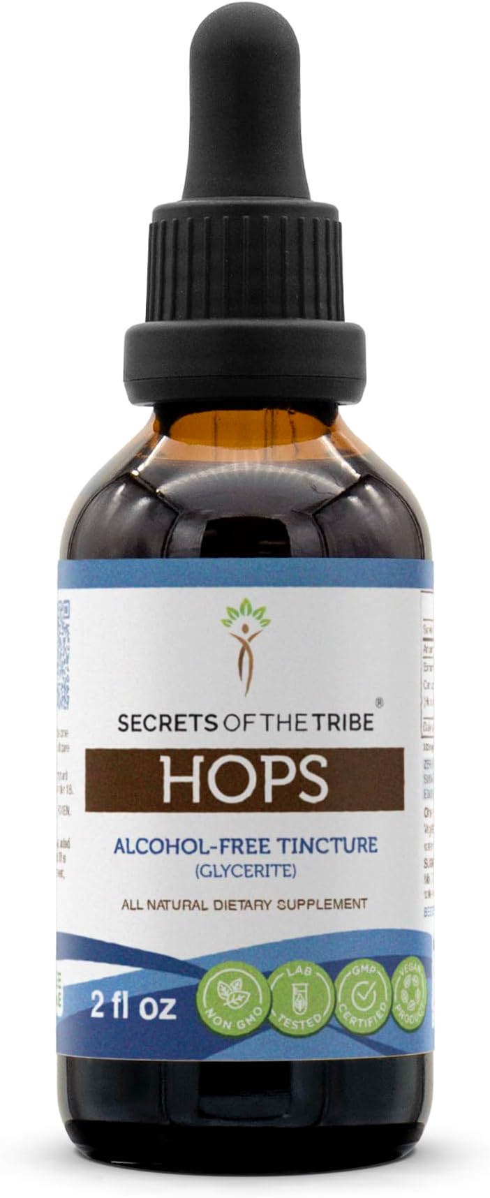 Amazon.com: Secrets of the Tribe Hops Tincture Alcohol-Free Liquid ...