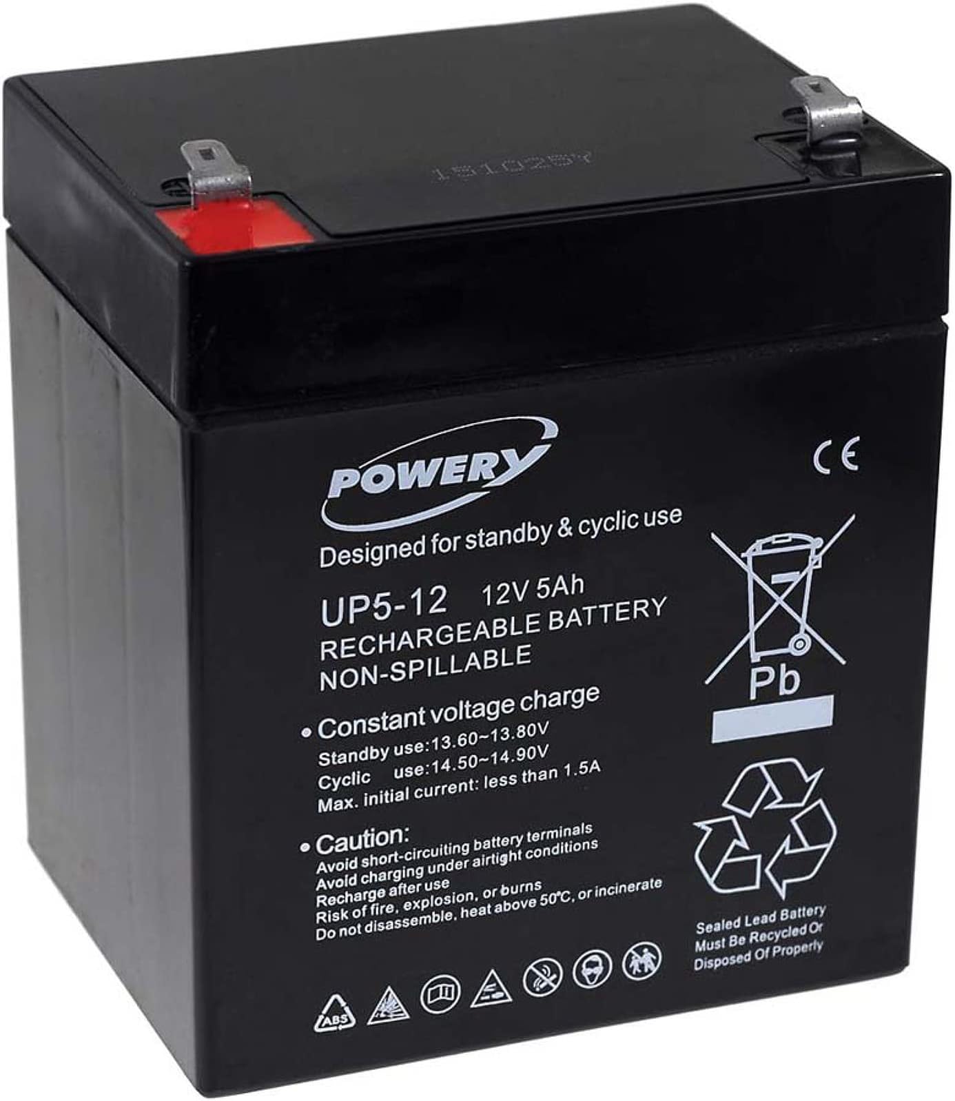 Akku für AGM Blei 12V 4,5Ah 20HR Batterie Glasfaservlies Bleiakku ...